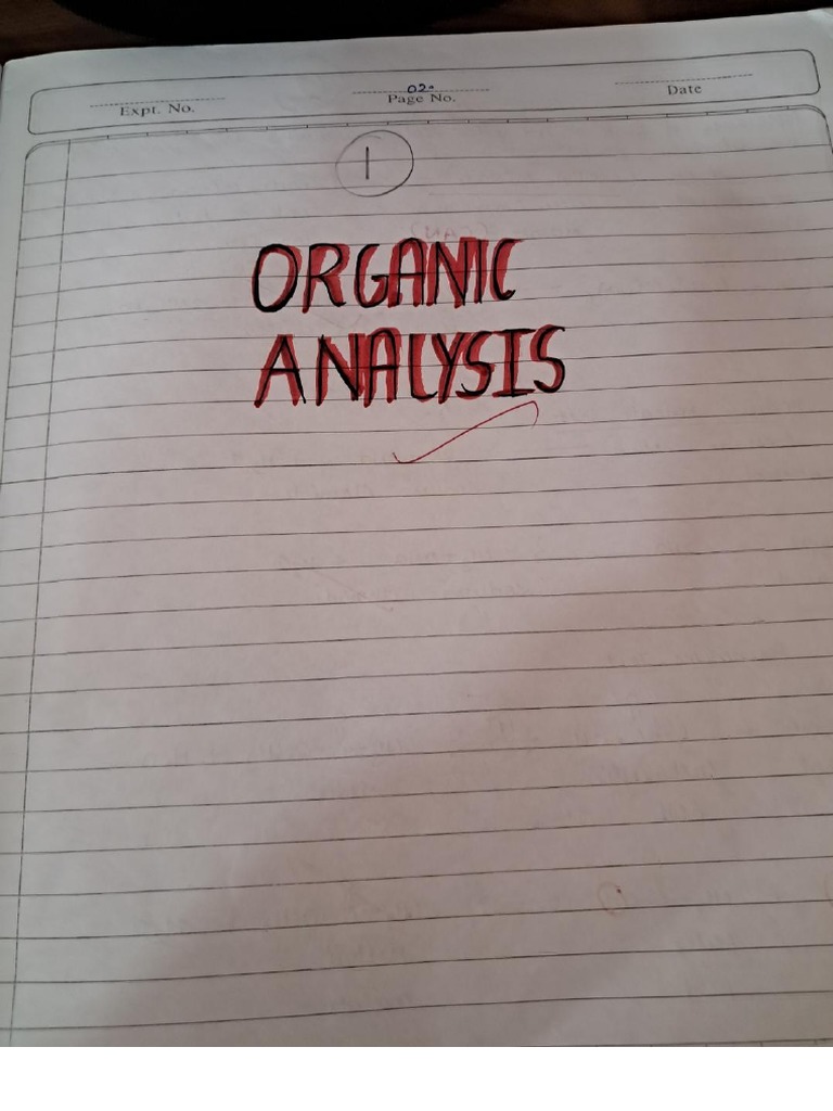 Chemistry Practical File 2023-24 | PDF