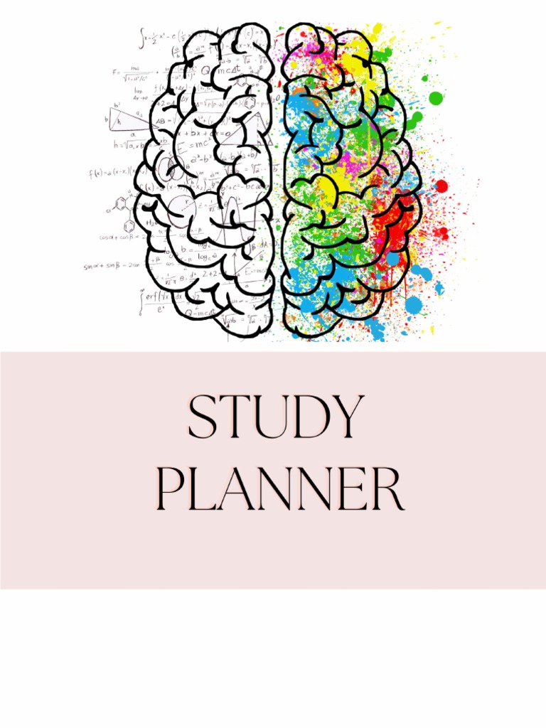 Study Exam Preparation Planner PDF