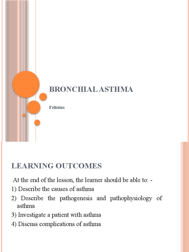 Bronchial Asthma | PDF | Asthma | Respiratory Tract