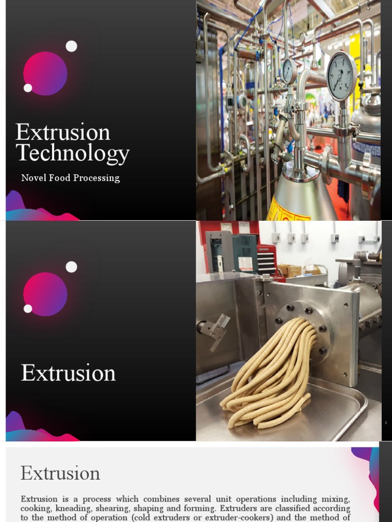 Extrusion Technology in Food Processing | PDF | Extrusion | Materials