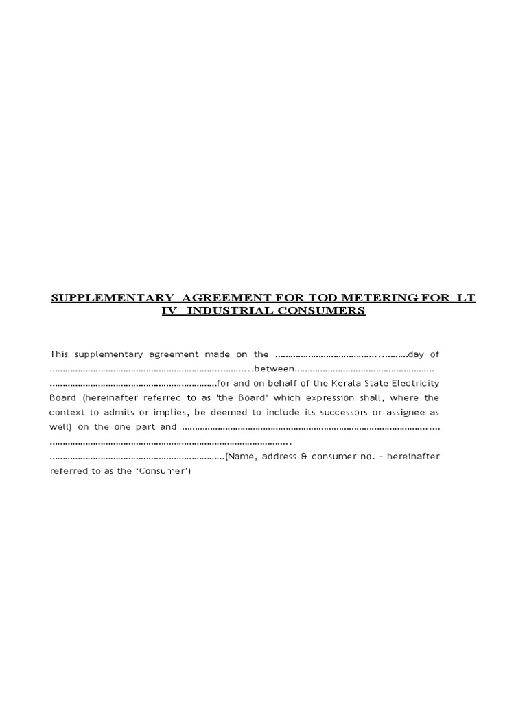 Supplementary Agreement For TOD Metering For LT-modified-30-11-2012 ...