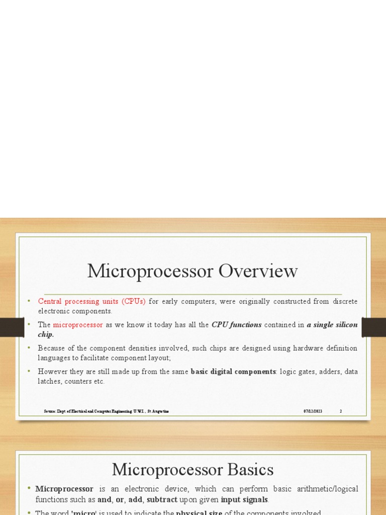 Session3-Microprocessor Overview | PDF | Central Processing Unit ... Session3-Microprocessor Overview | PDF | Central Processing Unit ...
