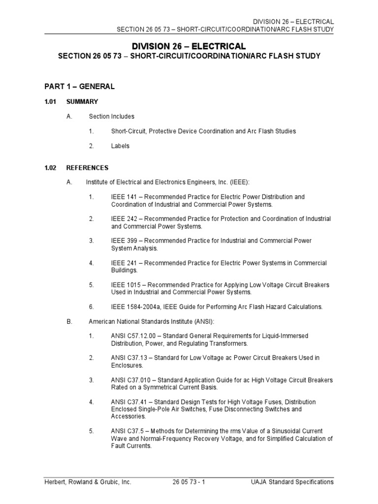 Short-Circuit & Coordination Study Guide | PDF | Fuse (Electrical ...