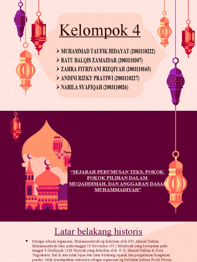 Kemuhammadiyahan Kelompok 4 | PDF