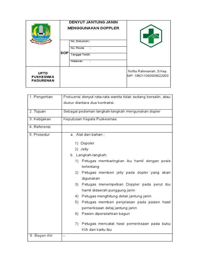 Sop DJJ DG Dopler | PDF