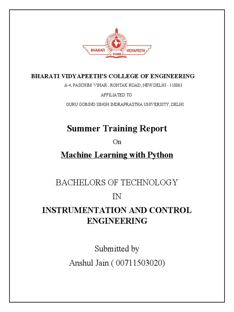 ML Summer Training | PDF | Machine Learning | Artificial Intelligence