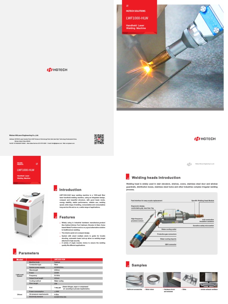 HGlaser Handheld Laser Welding Solutions | PDF | Welding | Construction