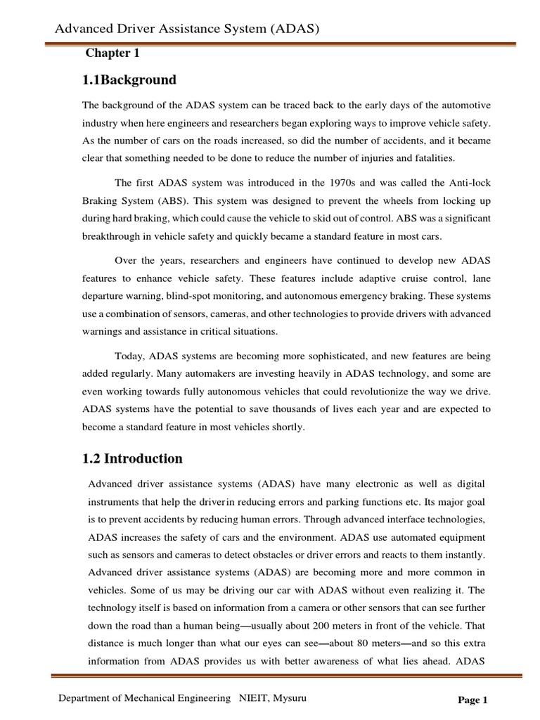 Final Technical Report | PDF | Lidar | Traffic Collision
