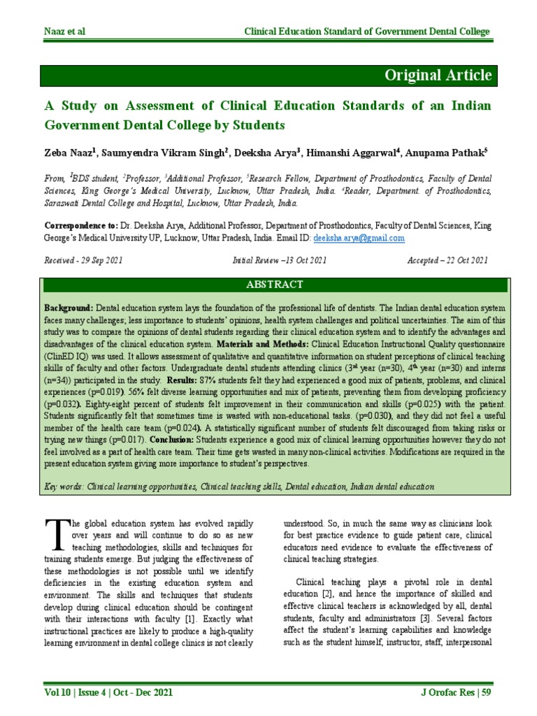 2021 Zeba Med Edu | PDF | Learning | Teachers