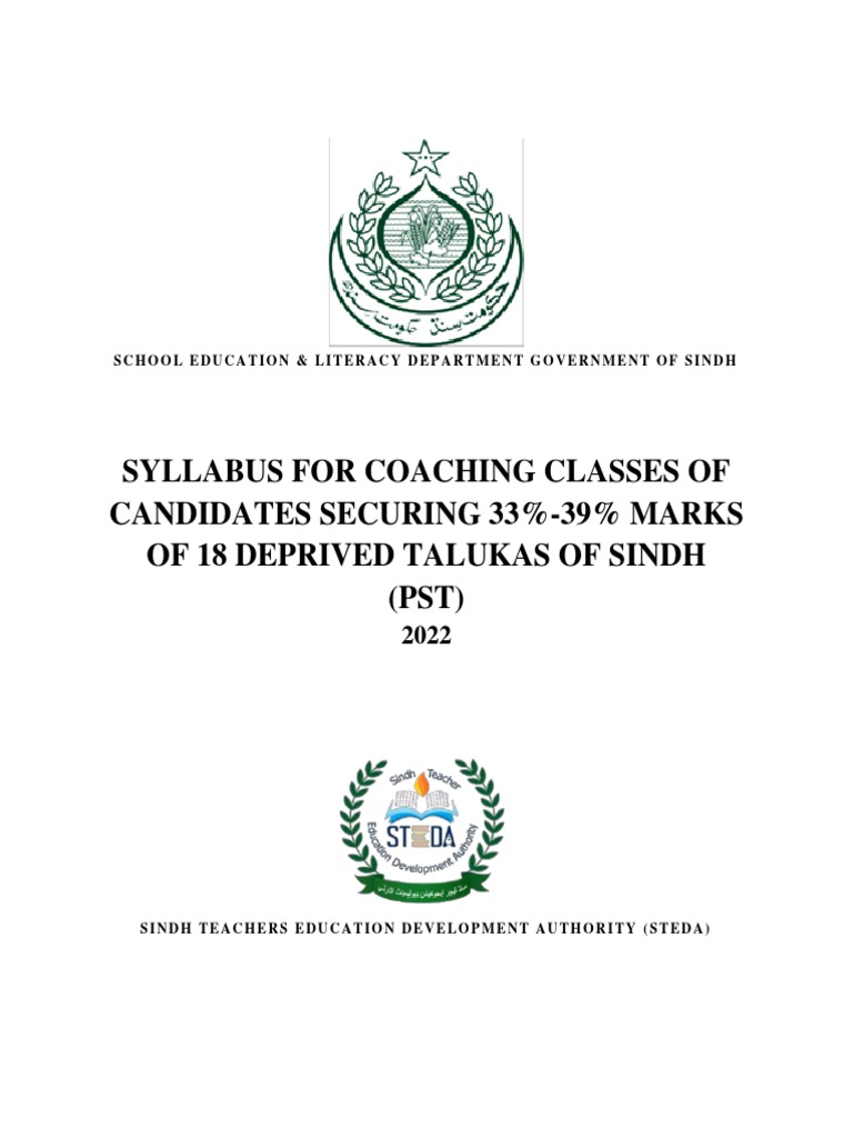 Syllabus For PST | PDF | English Language | Noun