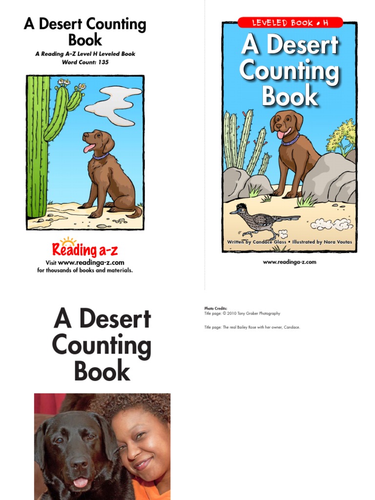 Desert Counting Book | PDF