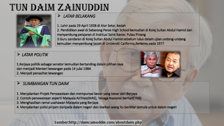 TUN DAIM ZAINUDDIN | PDF