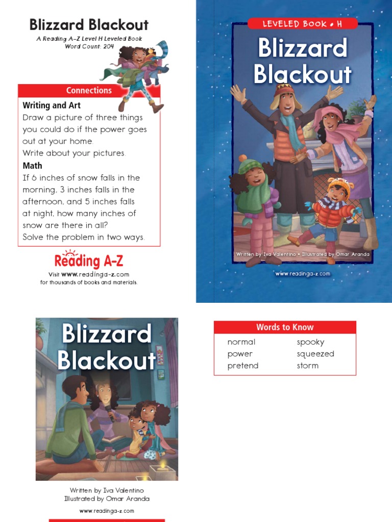 Blizzard Blackout Reader | PDF | Blizzards | Weather