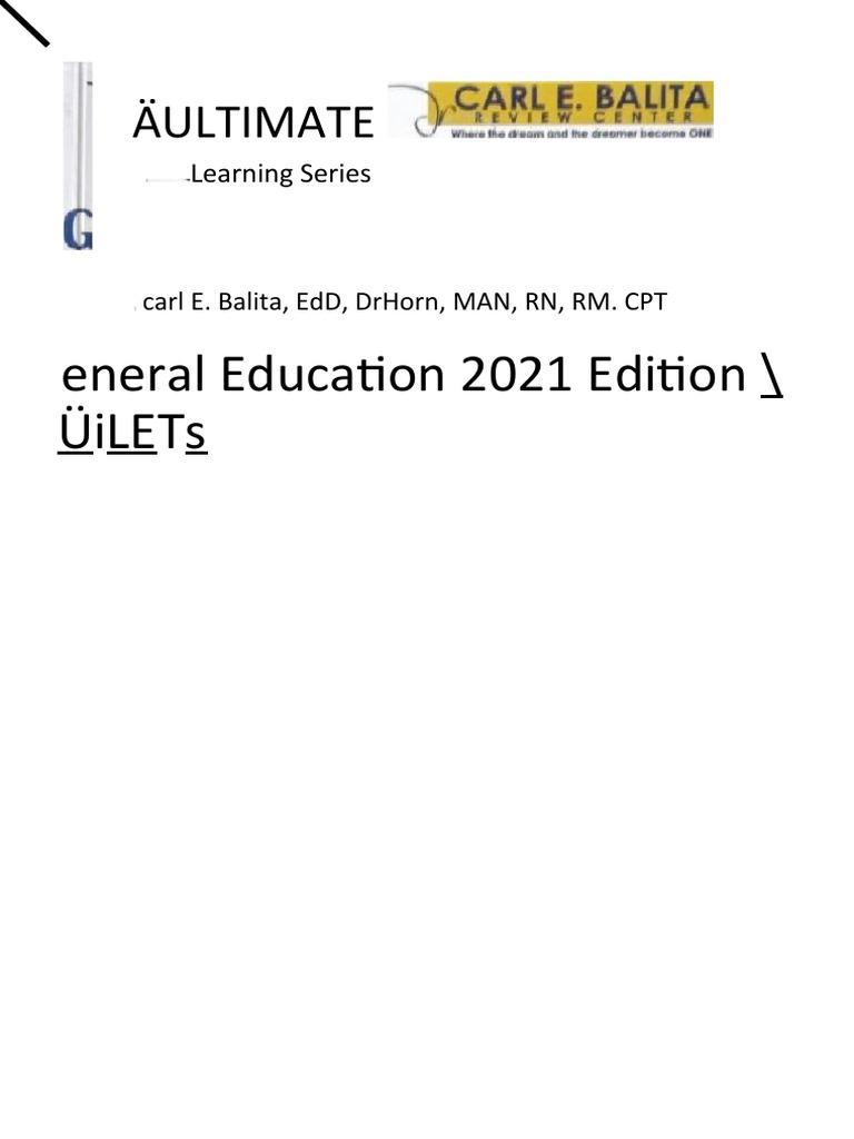 General Education Bullets 2021 | PDF | Poetry | Nonverbal Communication
