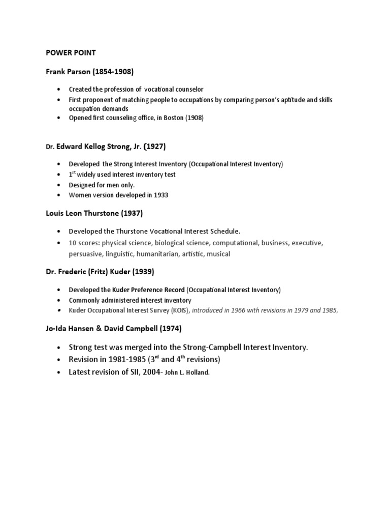 Interest Inventory | PDF | Psychology | Cognitive Science