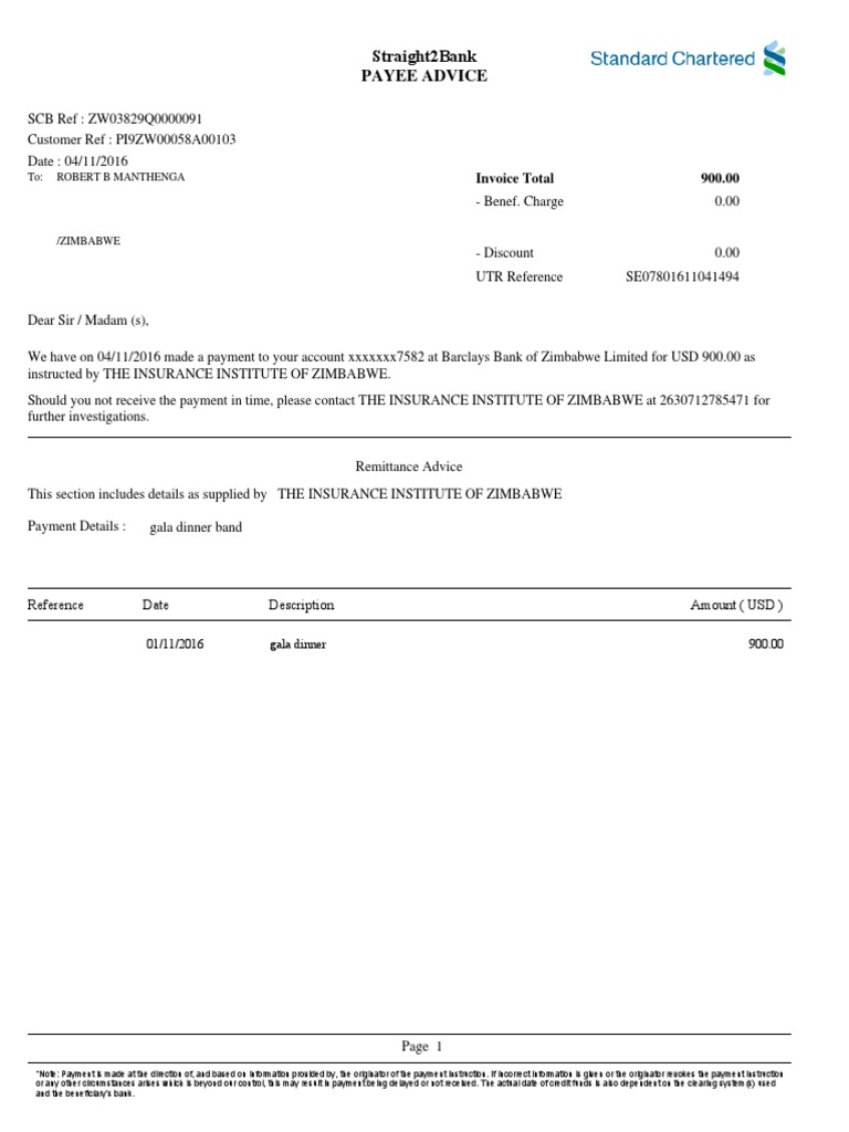 BAND Proof of Payment | PDF | Payments | Personal Finance