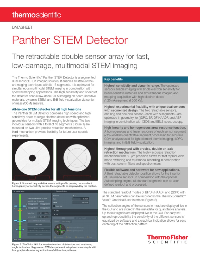 Panther Stem Detector Datasheet ds0360 | PDF | Sensor | Energy ...