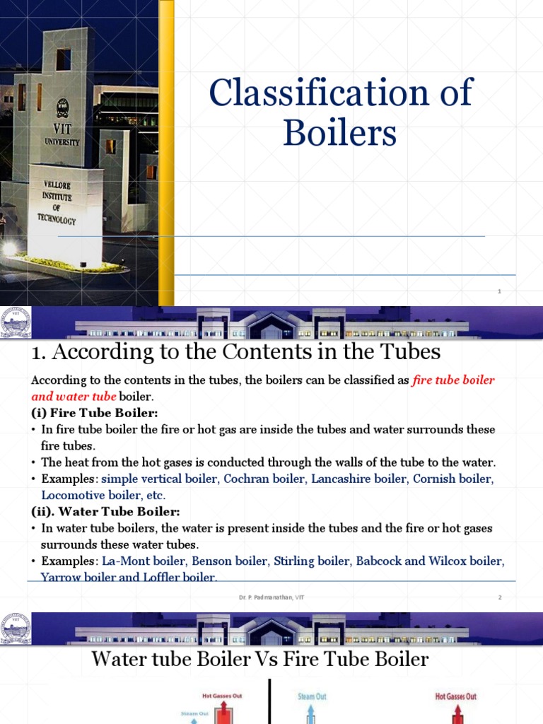 Boiler Classification | PDF | Boiler | Energy Conversion
