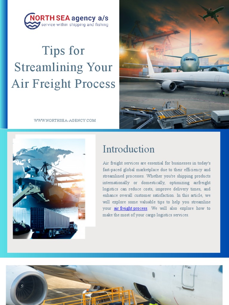Tips For Streamlining Your Air Freight Process | PDF | Cargo | Logistics Tips For Streamlining Your Air Freight Process | PDF | Cargo | Logistics