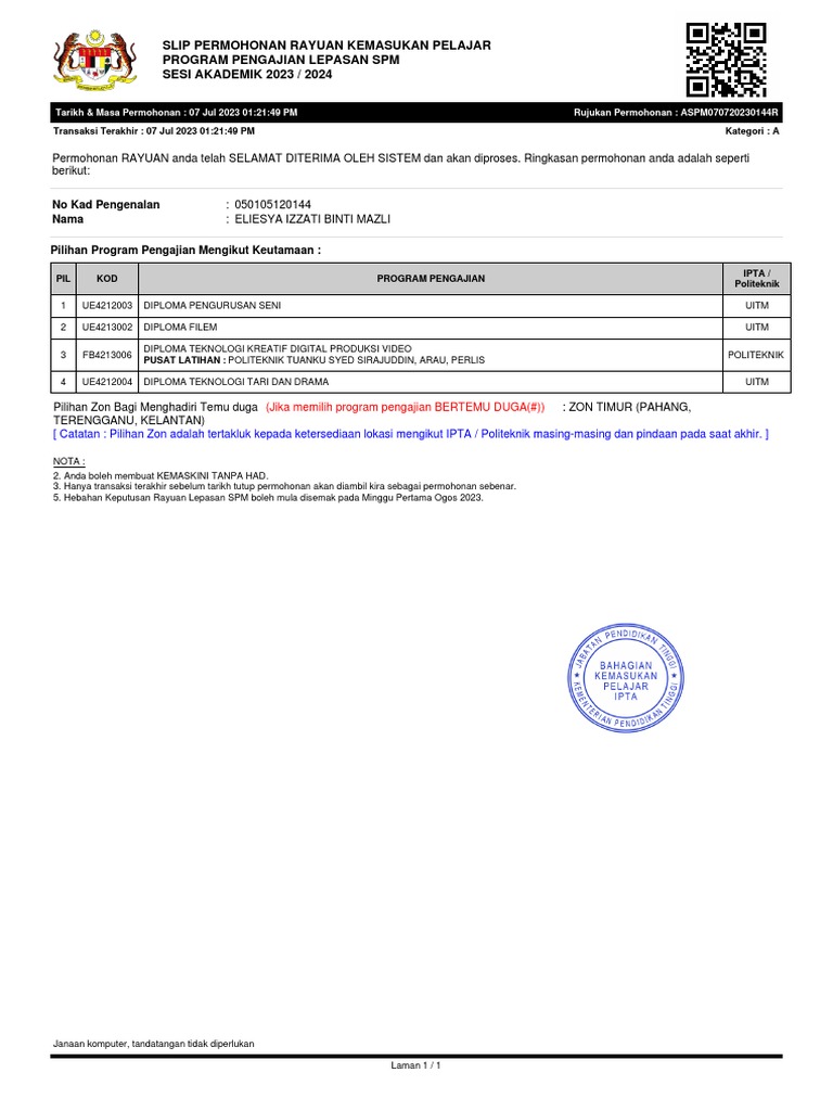 Eliesya Izzati Binti Mazli | PDF | Teknologi & Rekayasa