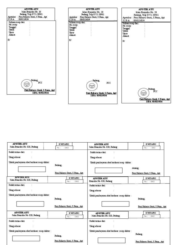 Copy Resep Print | PDF