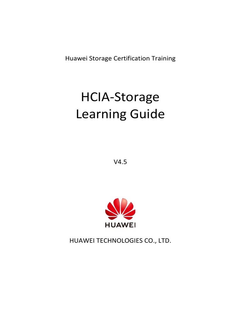 HCIA-Storage V4.5 Learning Guide | PDF | Solid State Drive | Computer ...
