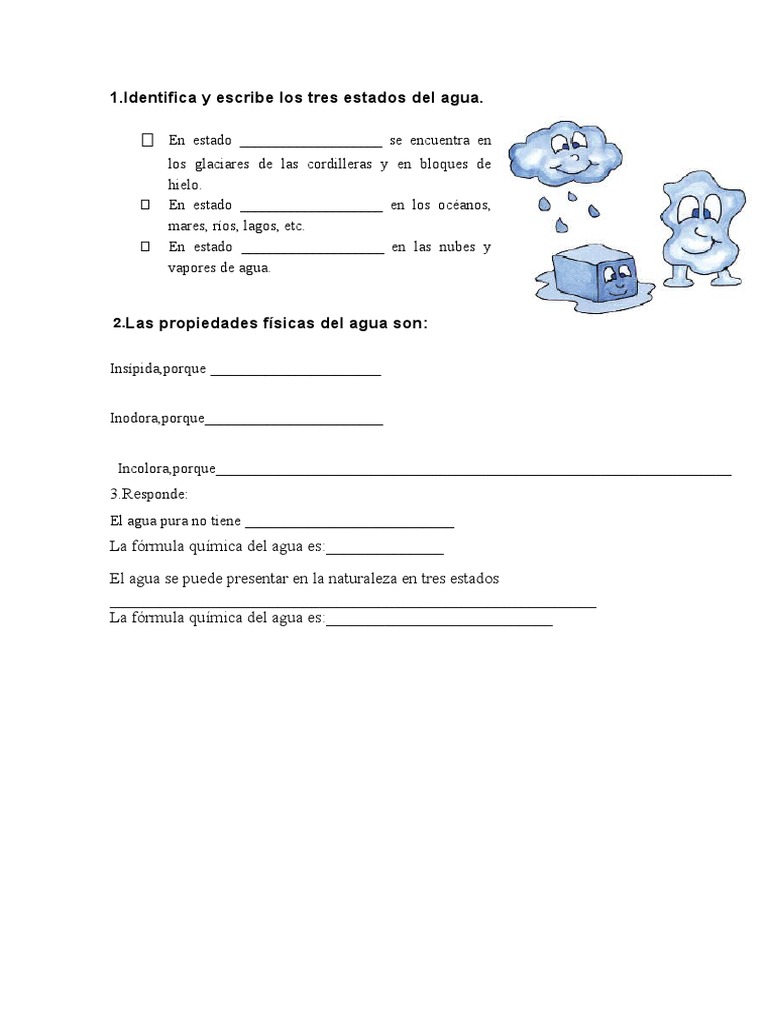 Ficha Del Agua | PDF