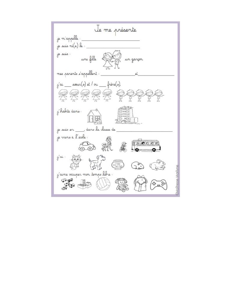 Je Me Presente | PDF