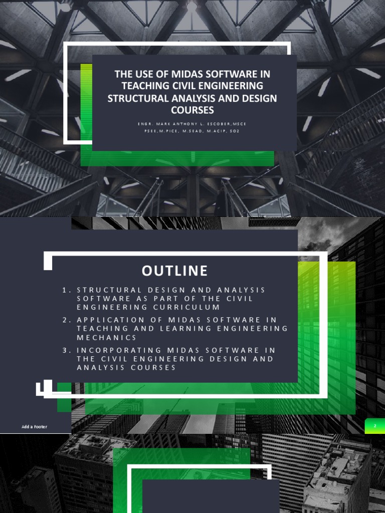 1.0 The Use of Midas Software in Teaching Ce Courses | PDF ...