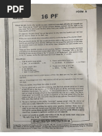 16 PF Questionnaire | PDF