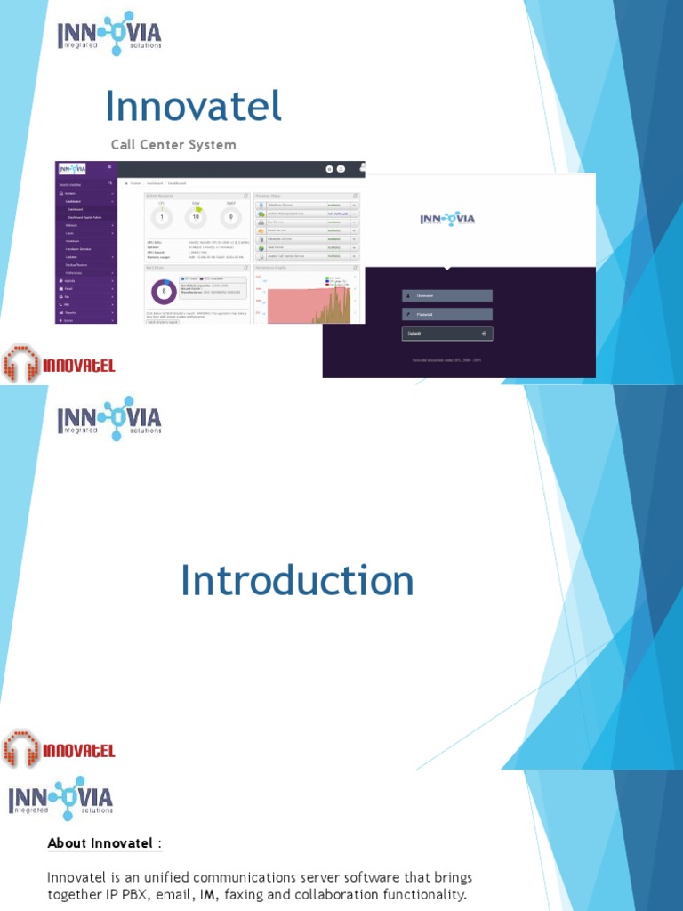 Innovatel-Presentation-Ver 3.0 | PDF | Voice Over Ip | Interactive Voice Response