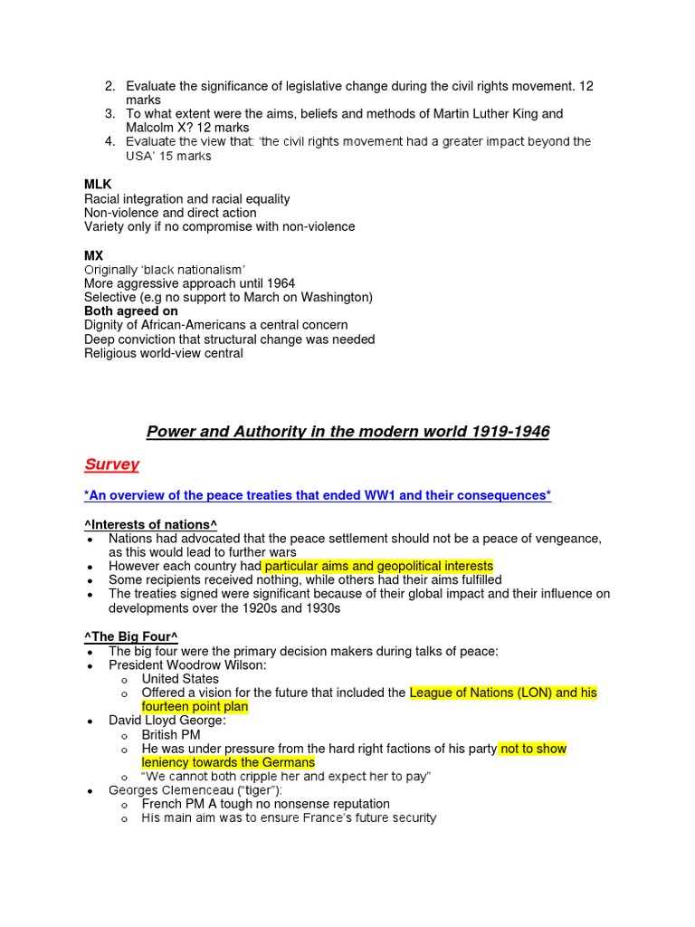 Core: Hitlers Rise To Power Notes | PDF | Nazi Germany | Adolf Hitler