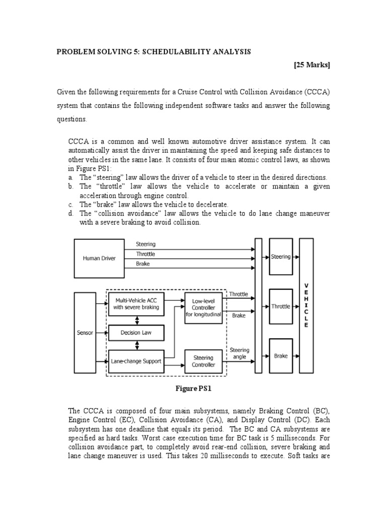 Problem Solving 5 RT Scheduling Analysis Soalan 2023 | PDF | Vehicles | Computing