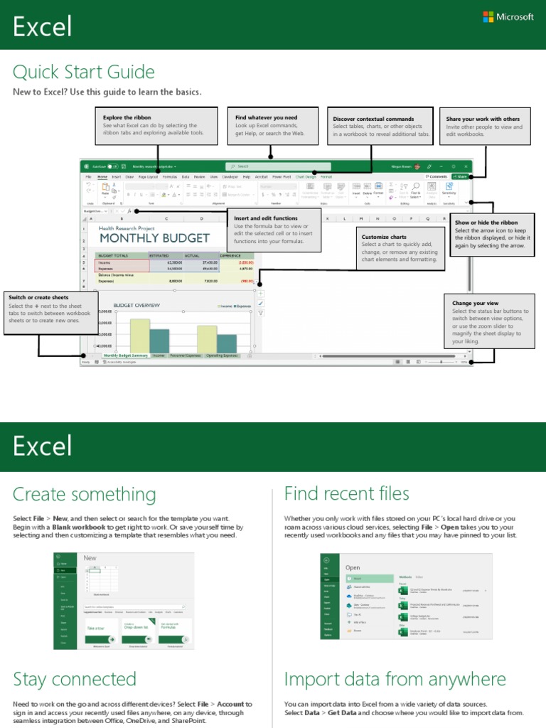 Excel QS | PDF | Microsoft Excel | Data