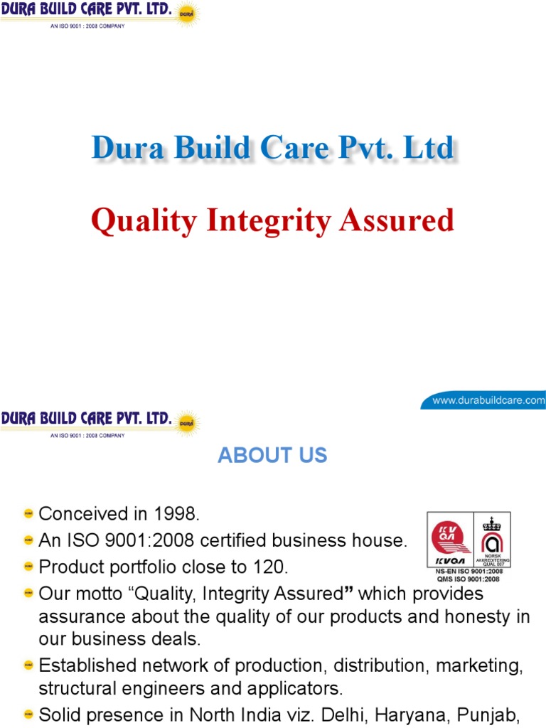 Company Introduction | PDF | Concrete | Polymers