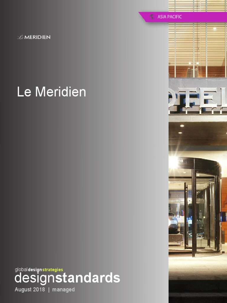 Le Meridien FULL Design Standards | PDF | Trade Secret | Accessibility