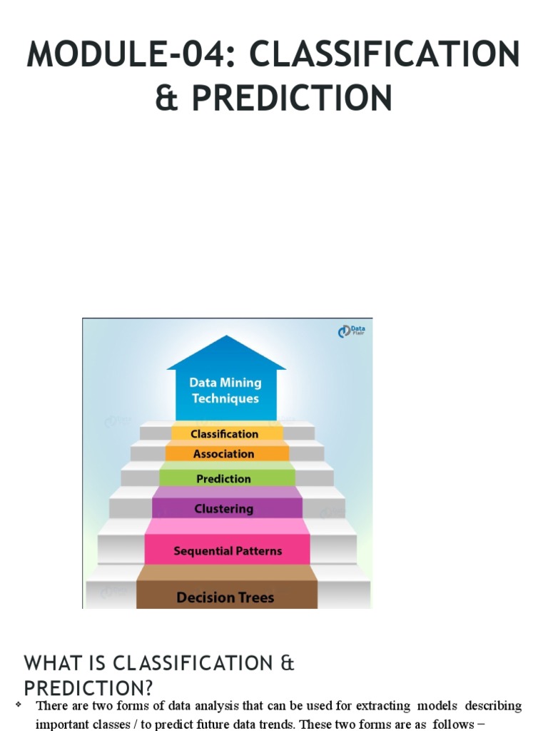 Classification, Prediction | PDF | Statistical Classification | Regression Analysis