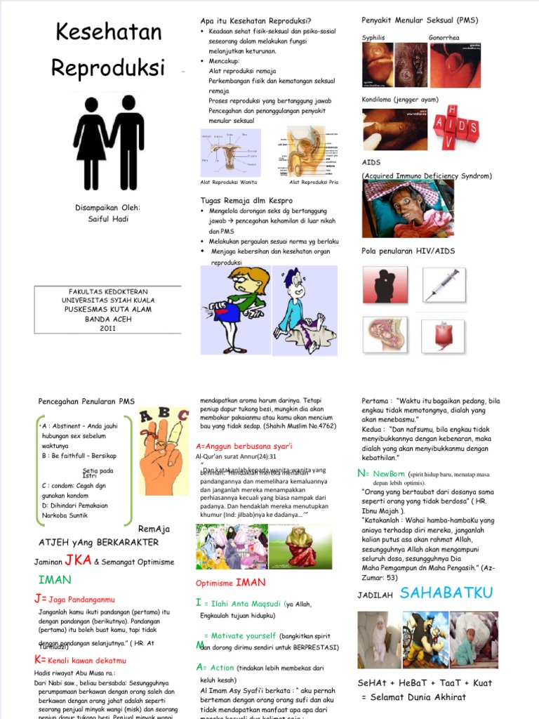 Dokumen - Tips Leaflet Penyuluhan Kesehatan Reproduksi | PDF
