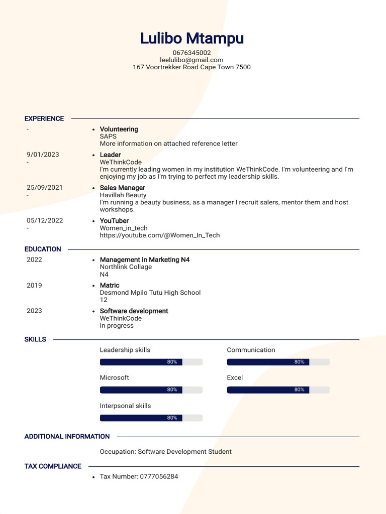 CV - 2023 04 19 041301 | PDF