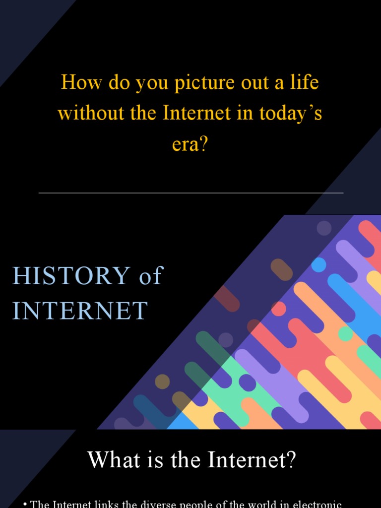 History of Internet | PDF | Internet | Computer Network