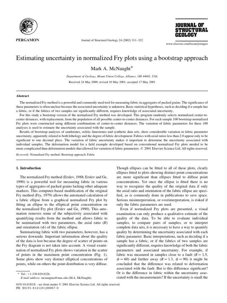 Mcnaught 2002 | PDF | Bootstrapping (Statistics) | Resampling (Statistics)