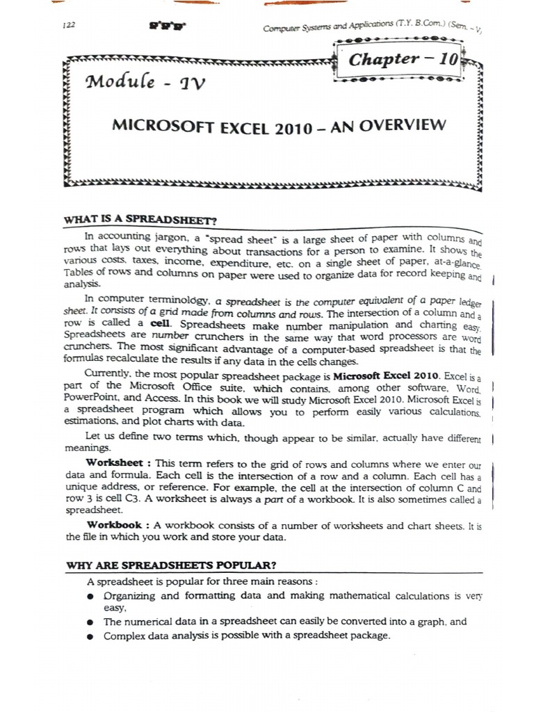 CP Microsoft Excel | PDF