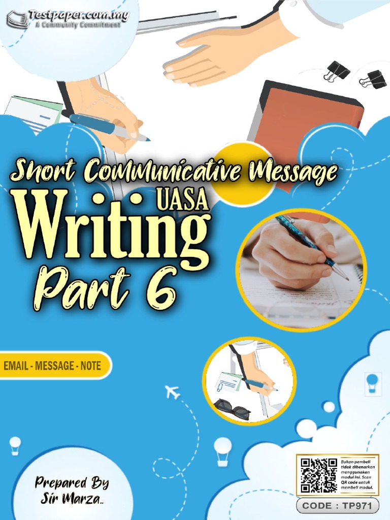 English Short Communicative Message Writing Part 6 Uasa 01 | PDF | Career & Growth | Self ...