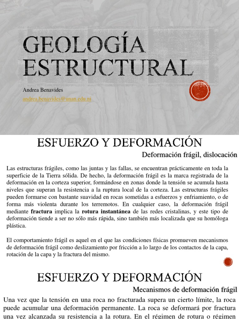 Deformación Frágil | PDF | Falla (geología) | Mecánica de fractura
