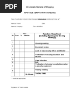 Ship Security Audit Checklist | PDF