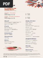 Tonchin Menu | PDF