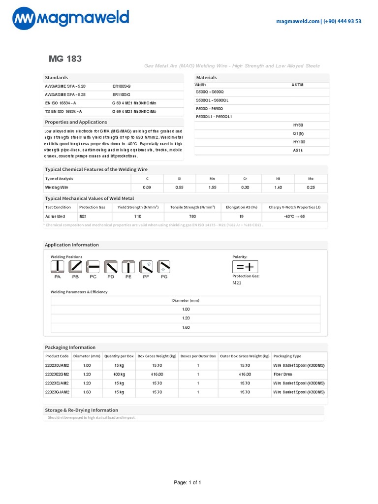 Er100s G | PDF | Construction | Welding