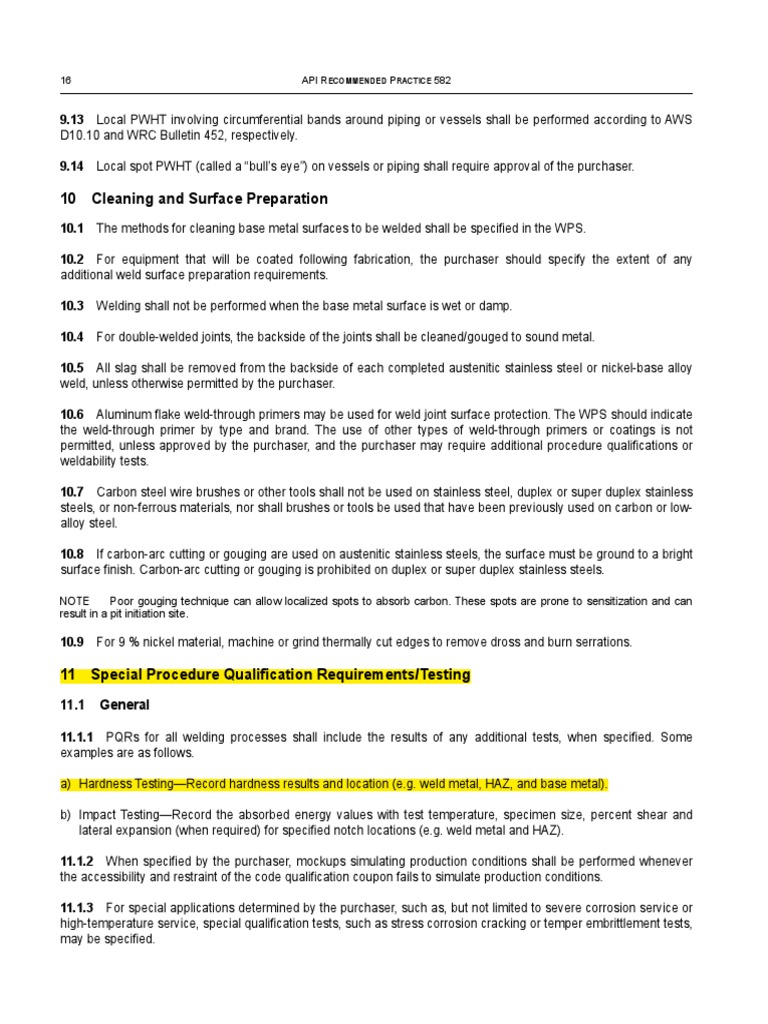 Api-582-2016-Welding-Guidelines-For-The-Chemical-Oil-And-Gas-Industries ...