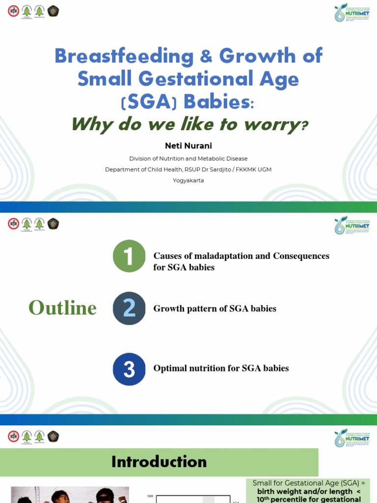 Breastfeeding and Growth of Small For Gestational Age SGA Babies | PDF ...