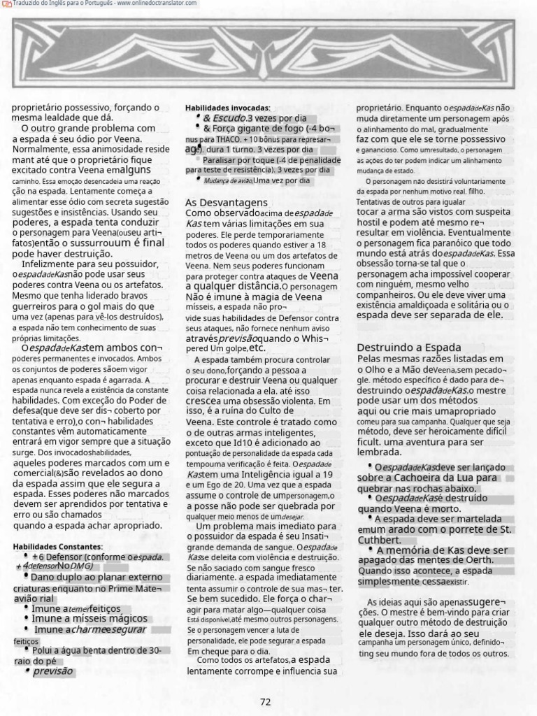 Greyhawk Vecna Lives 73 98.en - PT | PDF | Pensamento | Dungeons ...